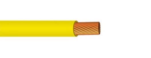 Medium duty single core cable 14`s 1.0mm (Yellow)
