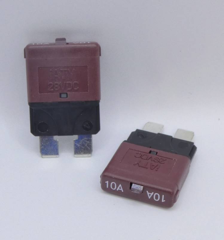 Resetable Fuse, blade type (ATO size) 10amp (red)